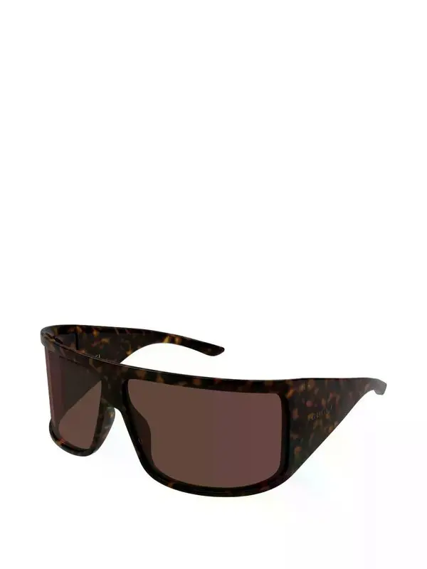 Gucci Tortoiseshell-effect Square-frame Sunglasses - Brown