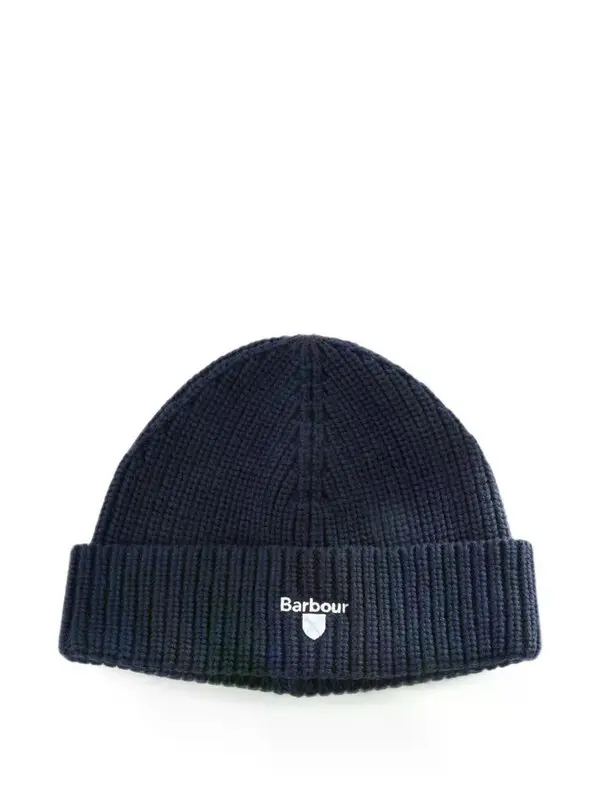 Barbour Ribbed-knit Beanie Hat
