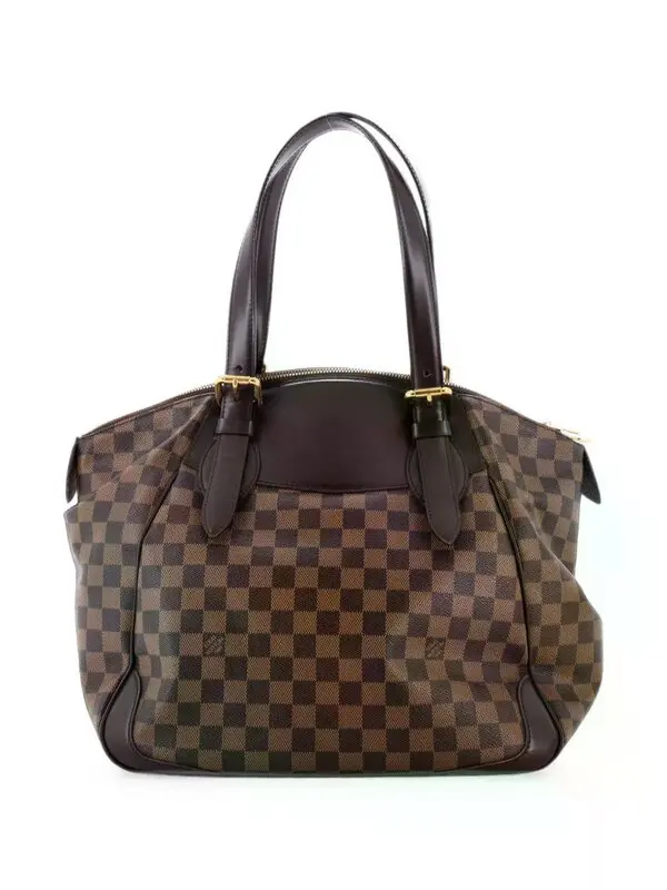 LOUIS VUITTON Verona Handbag Damier Gm Shoulder Bag - Brown