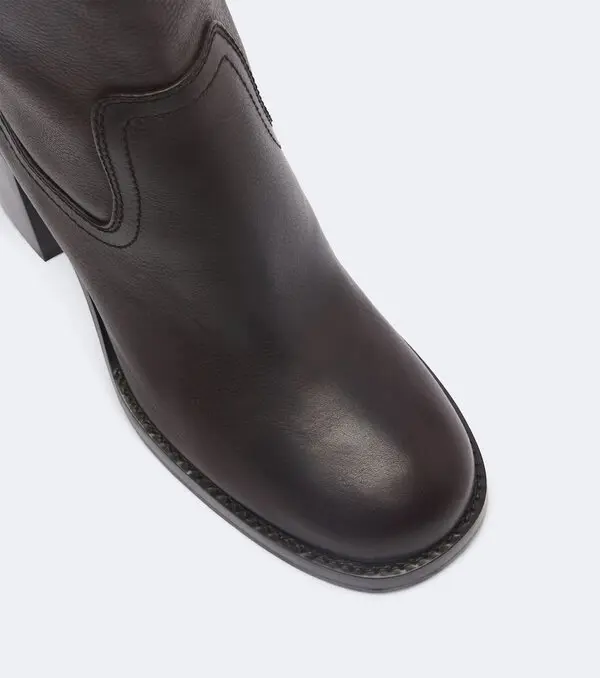Paris Texas Alexandra Leather Knee-high Boots