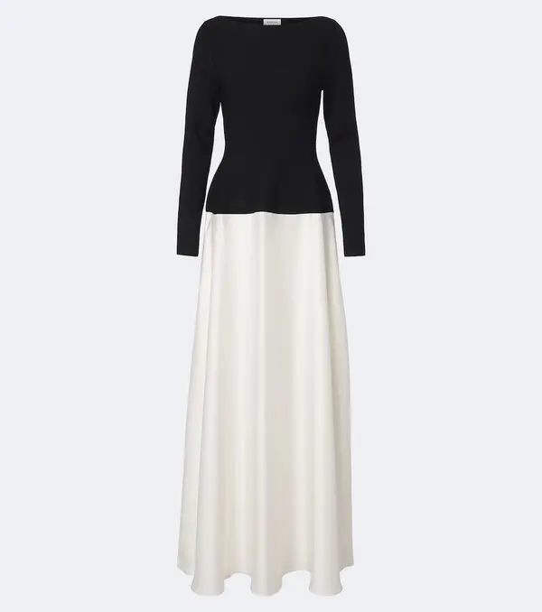 Simkhai Paola Satin Gown - Black