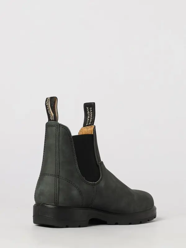 Blundstone 587 Aged-effect Leather Chelsea Boots With Low Heel