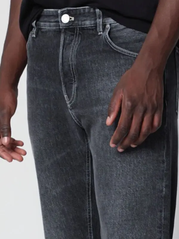 PT TORINO Rebel Five-pocket Straight Leg Jeans In Stretch Denim