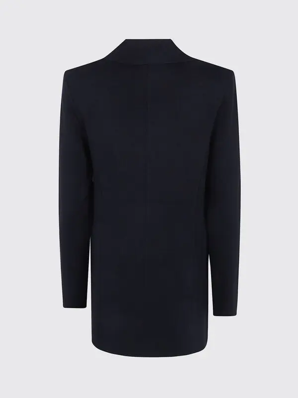 Elisabetta Franchi Double-breasted Cropped Viscose Blend Blazer With Peak Lapels - Black