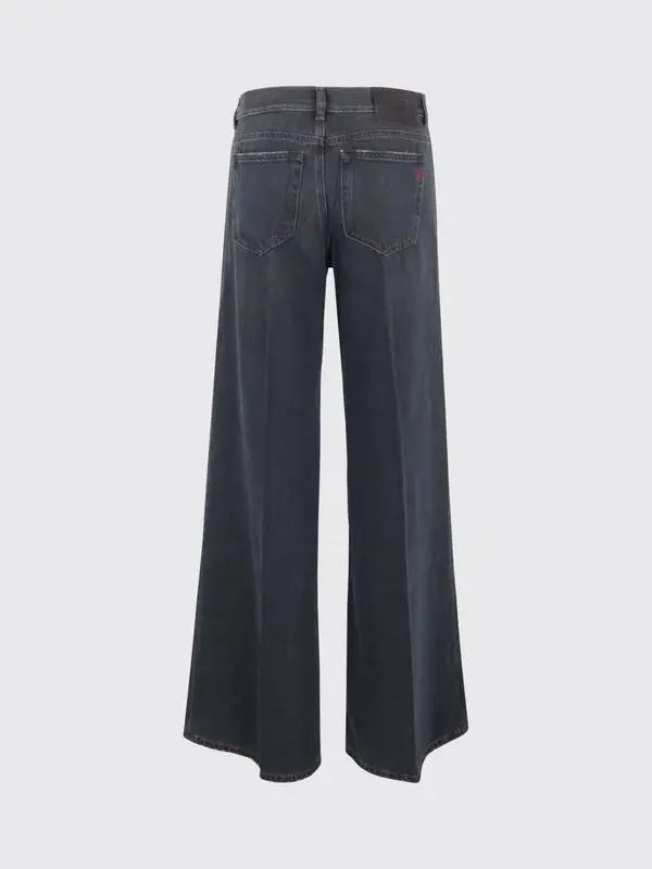 DIESEL® D-akemi High-waisted Wide-leg Jeans In Stretch Denim
