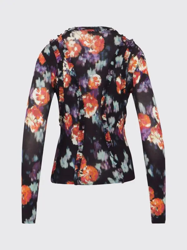 Ulla Johnson Clover Floral-print Jersey Long-sleeved Top