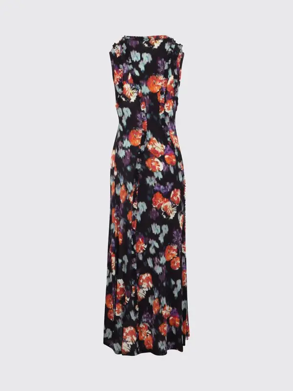 Ulla Johnson Floral-print Off-the-shoulder Jersey Sheath Midi Dress