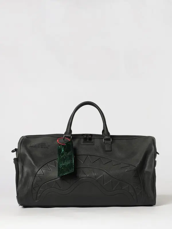 SPRAYGROUND Ed Out Coated Cotton Travel Duffle Bag With Shoulder Strap