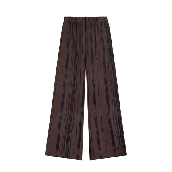 NOCTURNE Printed Wide Leg Trousers