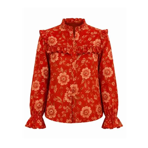 RAISHMA Esme Shirt - Red