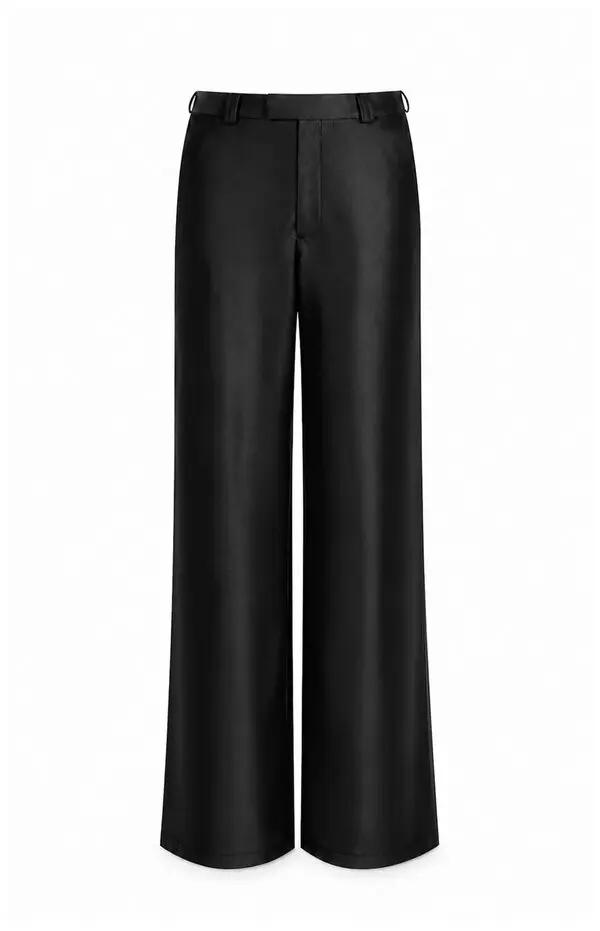GUNDA HAFNER LTD Cotton Elastane Mid Rise Straight Cut Trousers