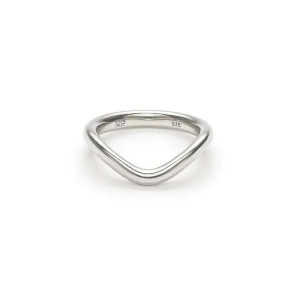 STONE FRUIT Harvest Stacking Ring - Silver