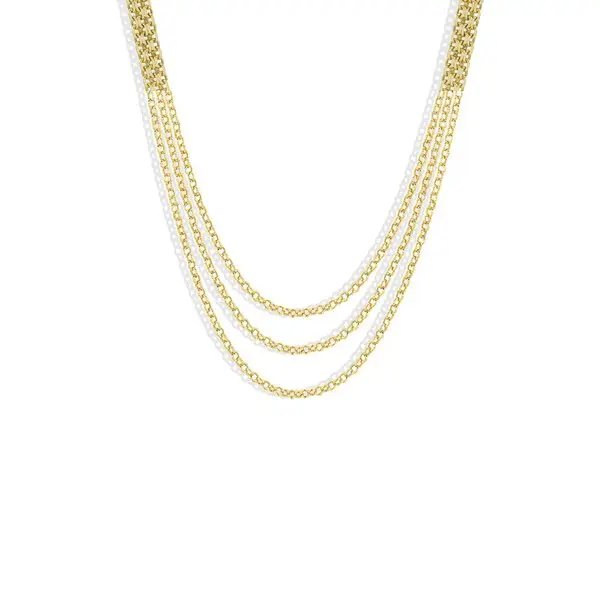 Argento Vivo Layered Chain Necklace