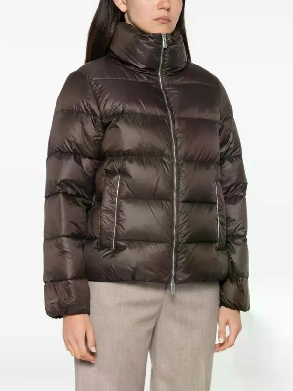 Peserico Quilted High-neck Jacket