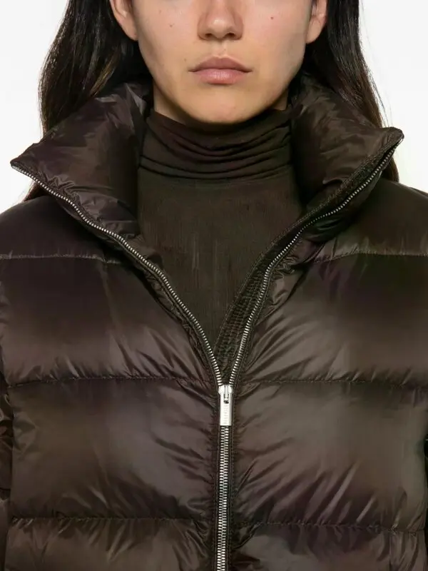 Peserico Quilted High-neck Jacket