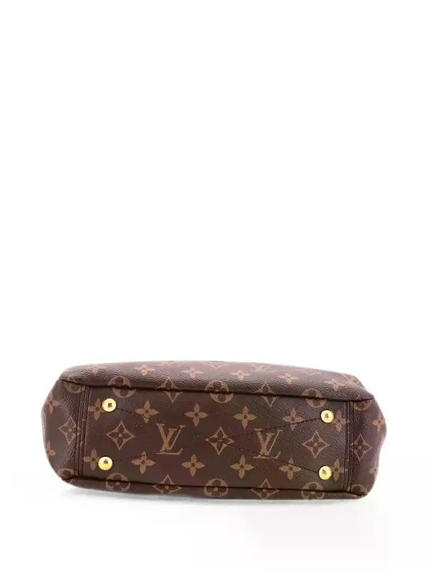 LOUIS VUITTON Pallas Tote Monogram Canvas With Leather Bb Shoulder Bag - Red
