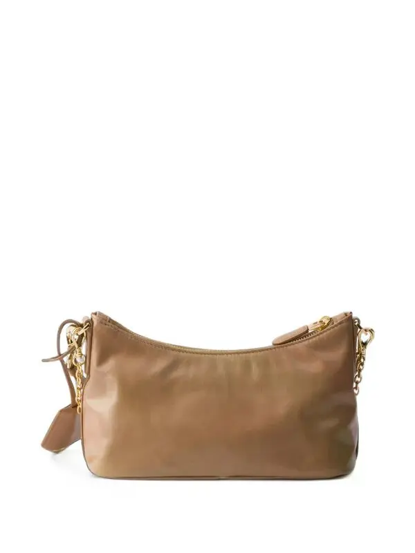 Prada Leather Shoulder Bag - Neutrals