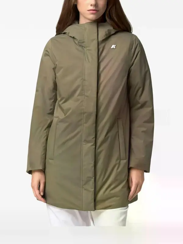 K-WAY Sophie Hooded Logo-patch Jacket