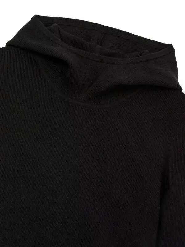 STUDIO TOMBOY Ribbed-knit Hoodie