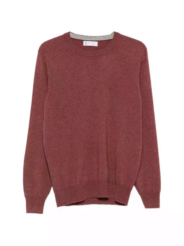 Brunello Cucinelli Crew-neck Long-sleeve Sweater