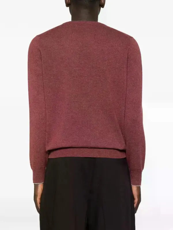 Brunello Cucinelli Crew-neck Long-sleeve Sweater