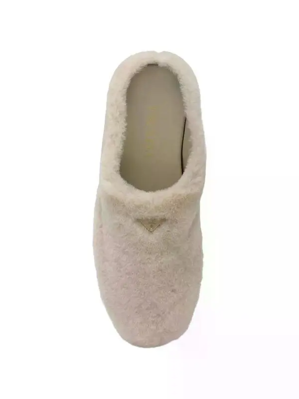 Prada Shearling Mules