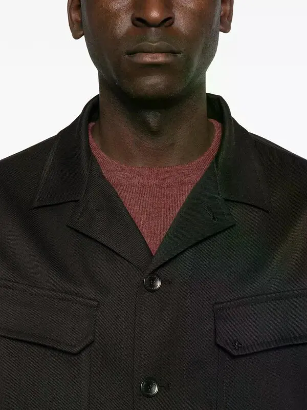 Tagliatore Button-up Flap-pocket Shirt Jacket