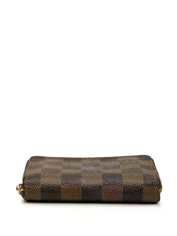 LOUIS VUITTON 2009 Damier Ebene Zippy Purse Coin Pouch