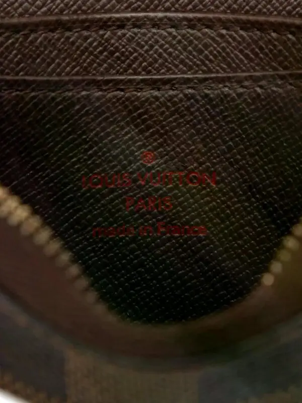 LOUIS VUITTON 2009 Damier Ebene Zippy Purse Coin Pouch