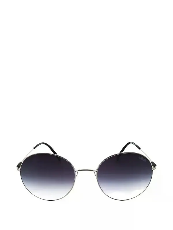 SILHOUETTE Sant Pere Round-frame Sunglasses - Silver