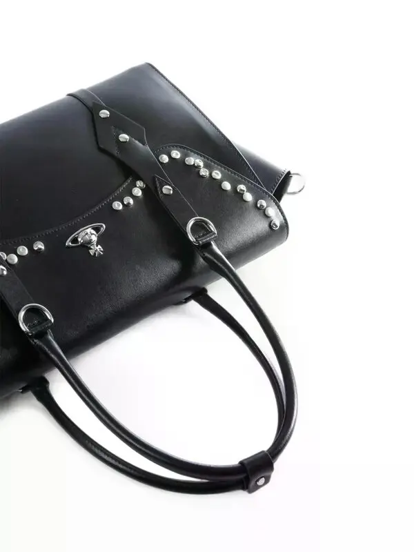 VIVIENNE WESTWOOD Medium Bettina Orb-plaque Studded Tote Bag