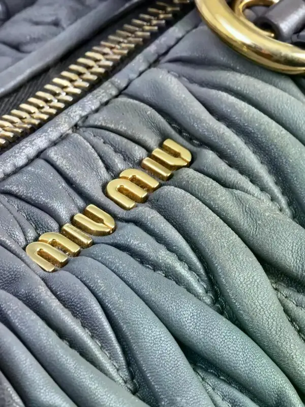 Miu Miu Matelassé Bauletto Tote Bag