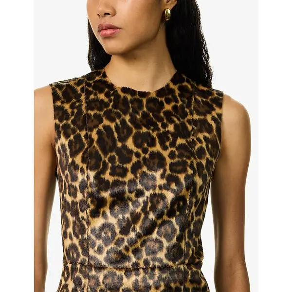 DARKPARK Joy Faux Pony-hair Top