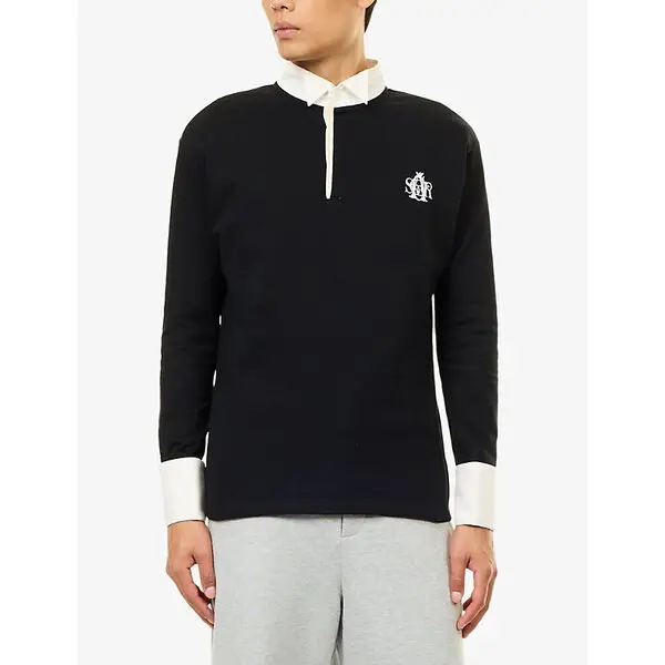 OSCAR OUYANG French Cuff Cotton Polo Shirt