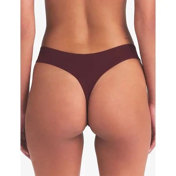 SKIMS Fits Everybody Jersey Thong - Currant