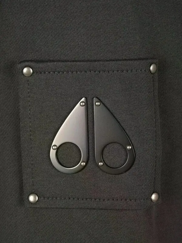 Moose Knuckles Logo-patch Zip-up Hoodie