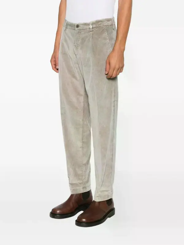 MY MYTHS Pleated Corduroy Trousers
