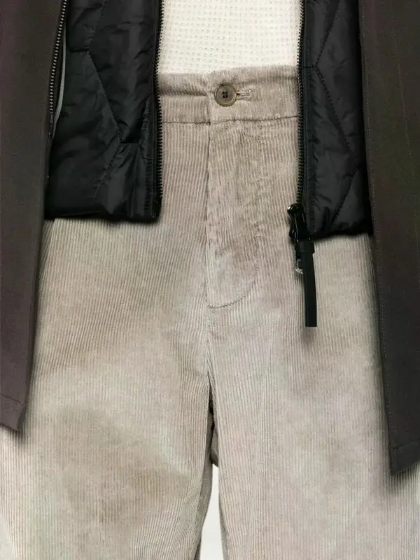 MY MYTHS Pleated Corduroy Trousers