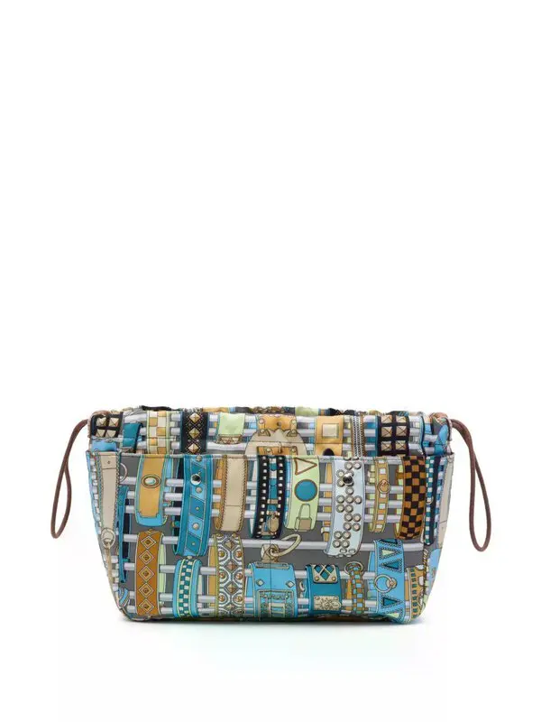 Hermès 2025 Silk Colliers De Chiens Fourbi 25 Pouch