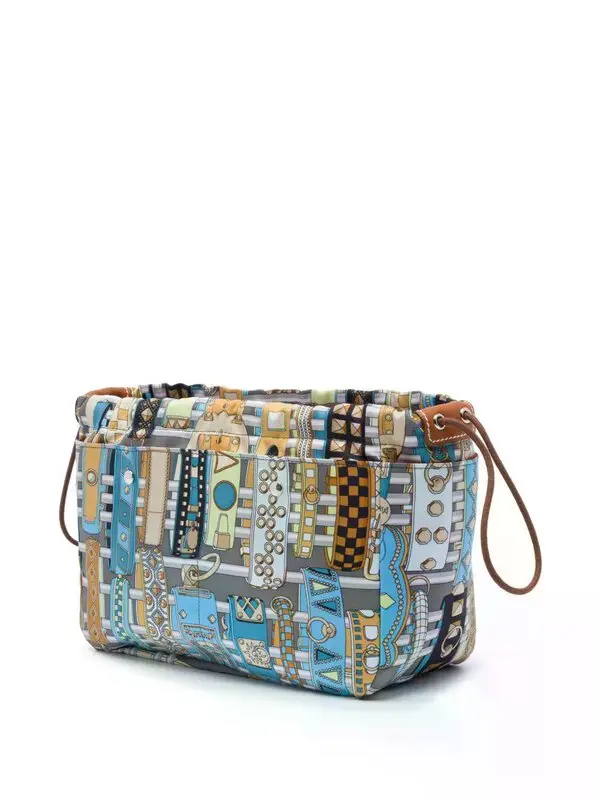 Hermès 2025 Silk Colliers De Chiens Fourbi 25 Pouch