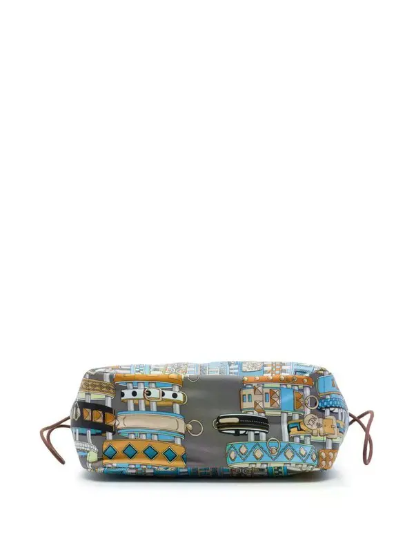 Hermès 2025 Silk Colliers De Chiens Fourbi 25 Pouch