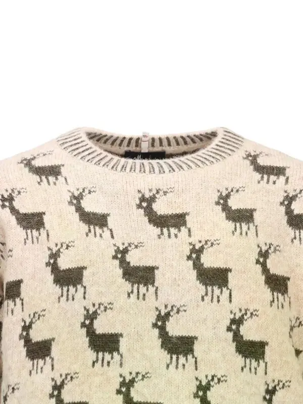 Moncler Moose Jacquard Sweater