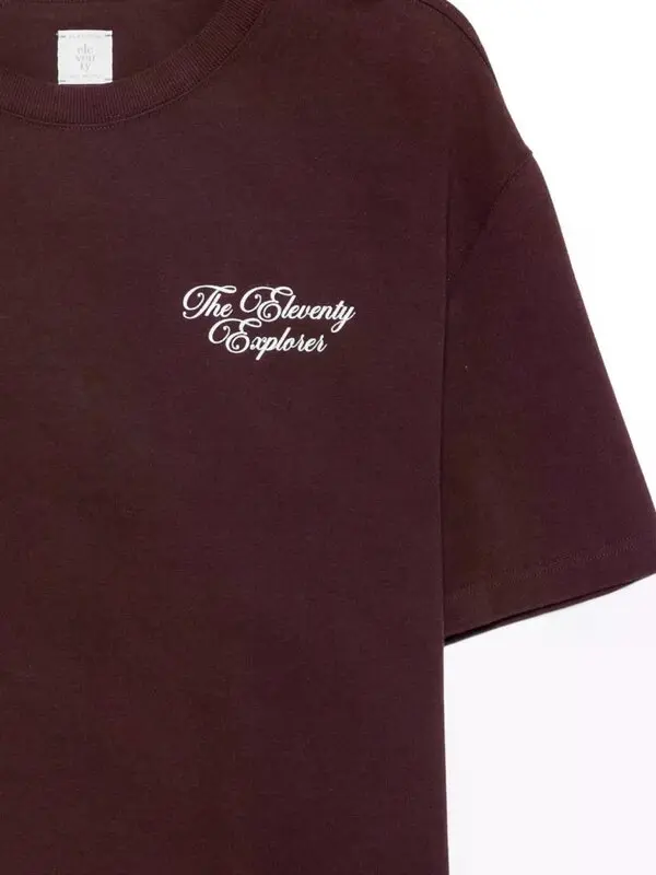 Eleventy Logo-print T-shirt
