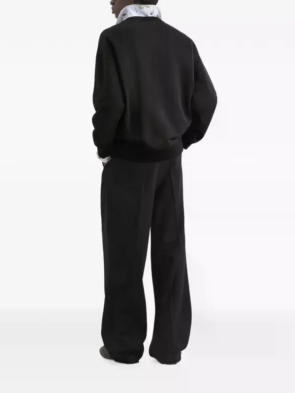 Dolce & Gabbana Virgin Wool Gabardine Trousers