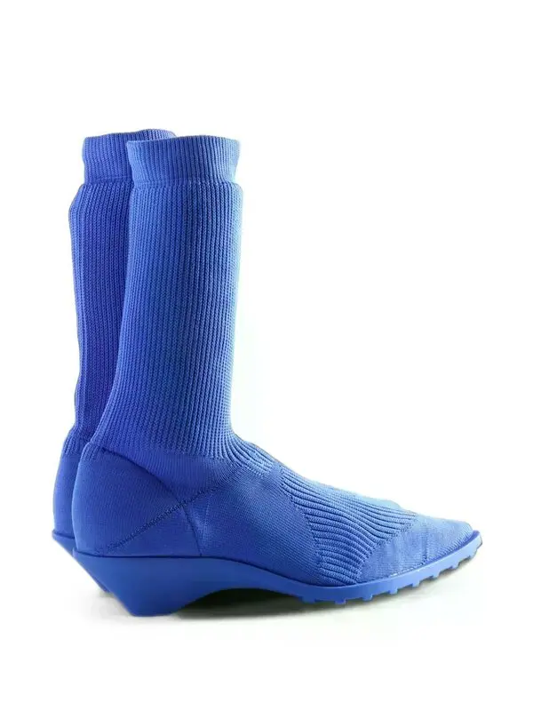 Camper X Issey Miyake Ribbed-knit Sock Ankle Boots