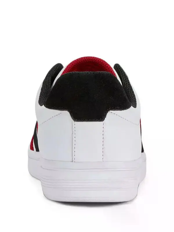 K-Swiss Court Tiebreak Striped Leather Sneakers
