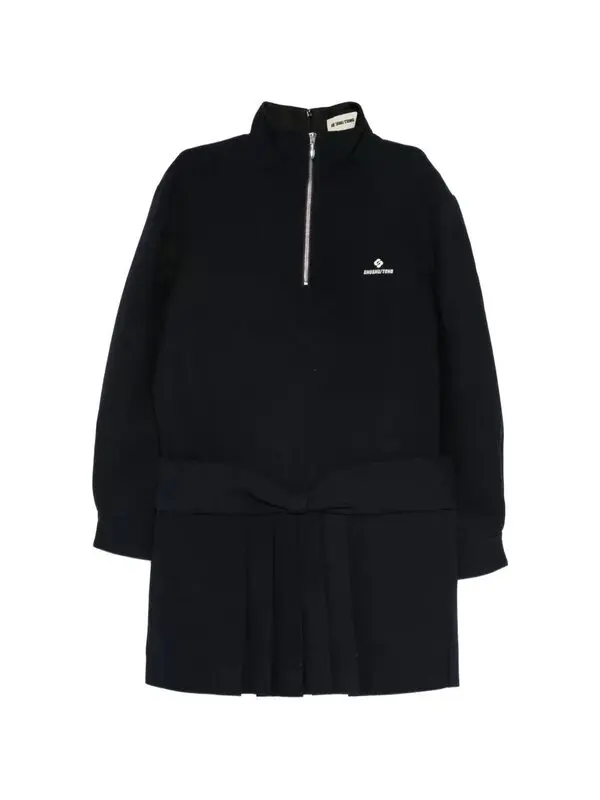 SHUSHU/TONG Pleated Bow-detail Dress
