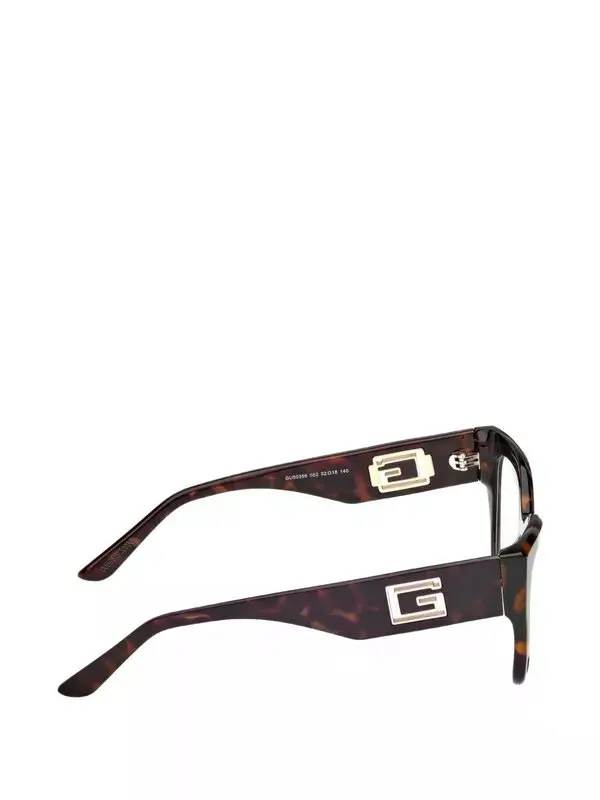 Guess Tortoiseshell-effect Cat-eye Glasses