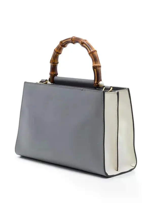 Gucci 2016-2026 Small Calfskin Bamboo Web Nymphaea Satchel