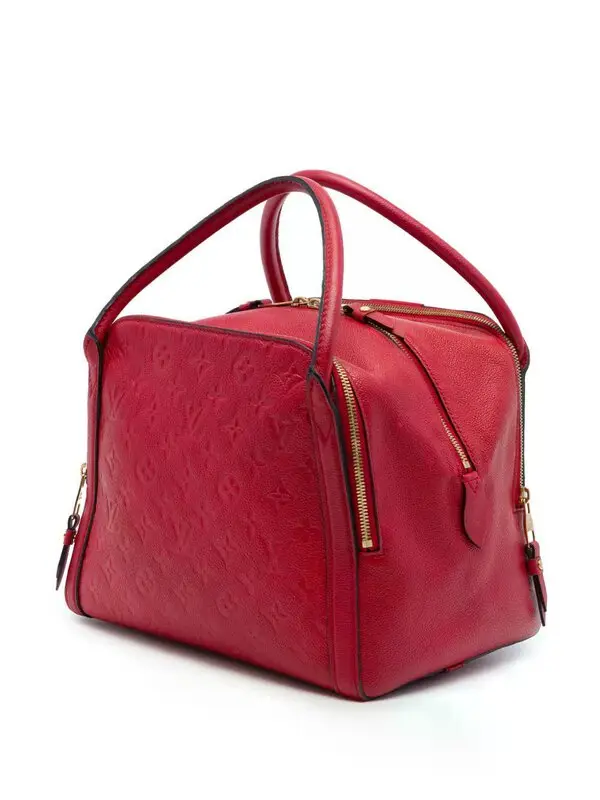 LOUIS VUITTON 2014 Monogram Empreinte Marais Mm Handbag - Red